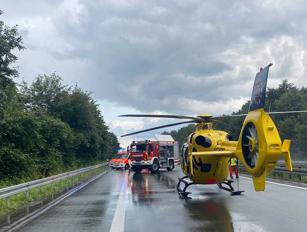Elegantes Unfall Auf Der A31 Heute Bilder