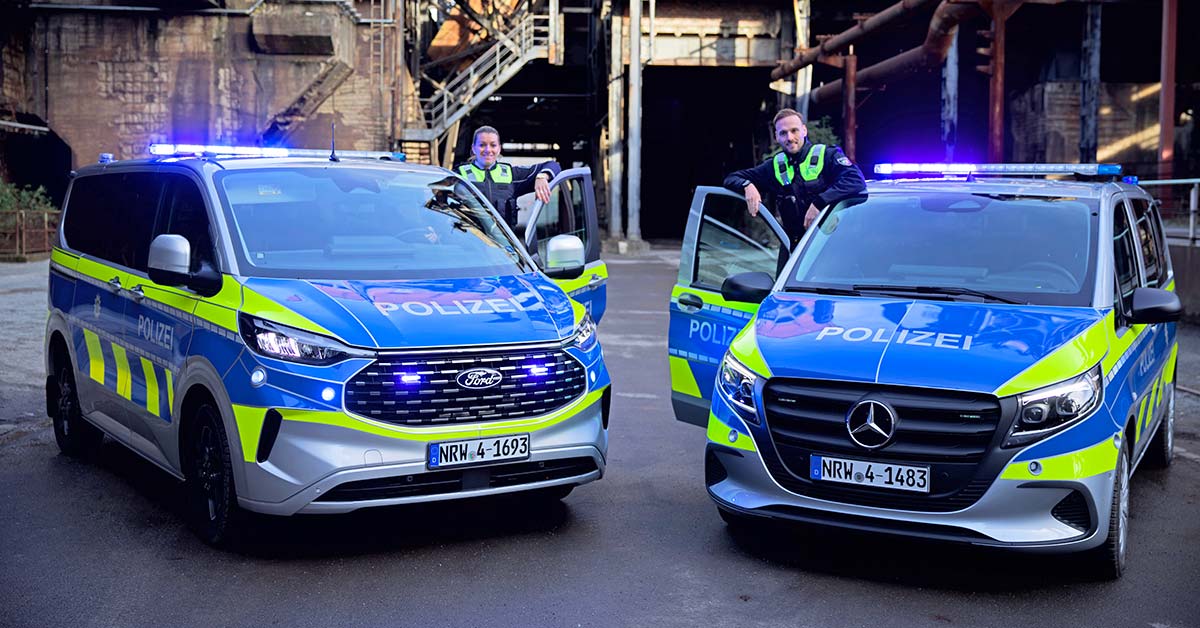 Neue Streifenwagen der Polizei treten Dienst im Kreis Recklinghausen an ...