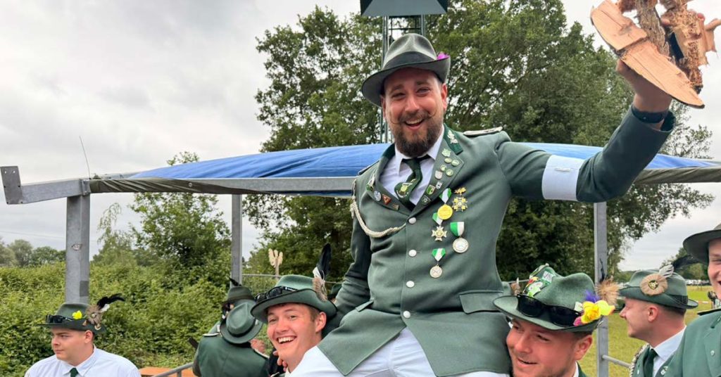Schützenfest Feldmark 2026: Jonas Klapheck ist König